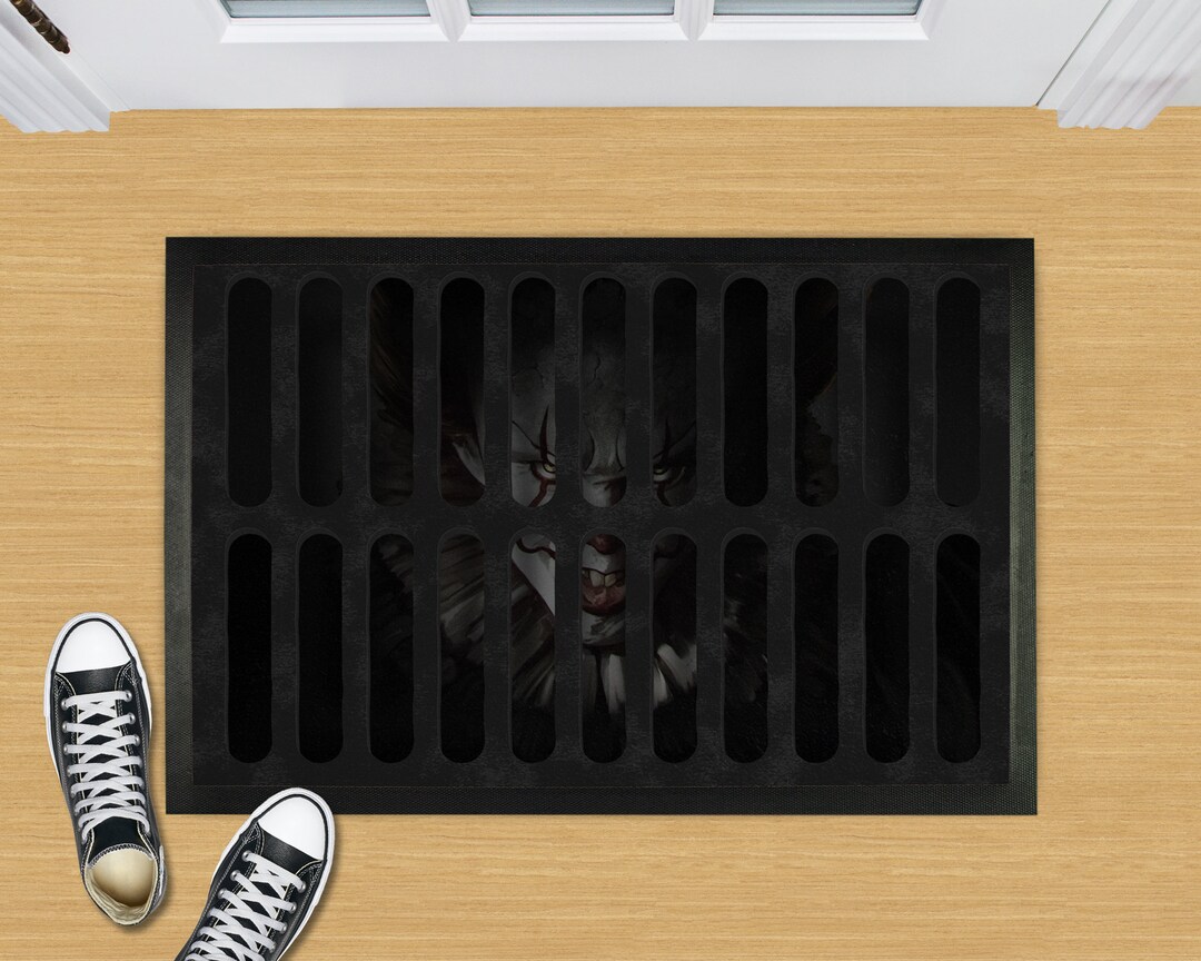 Horror Clown Doormat, Funny Doormat, Indoors Doormat, Outdoors Mat ...