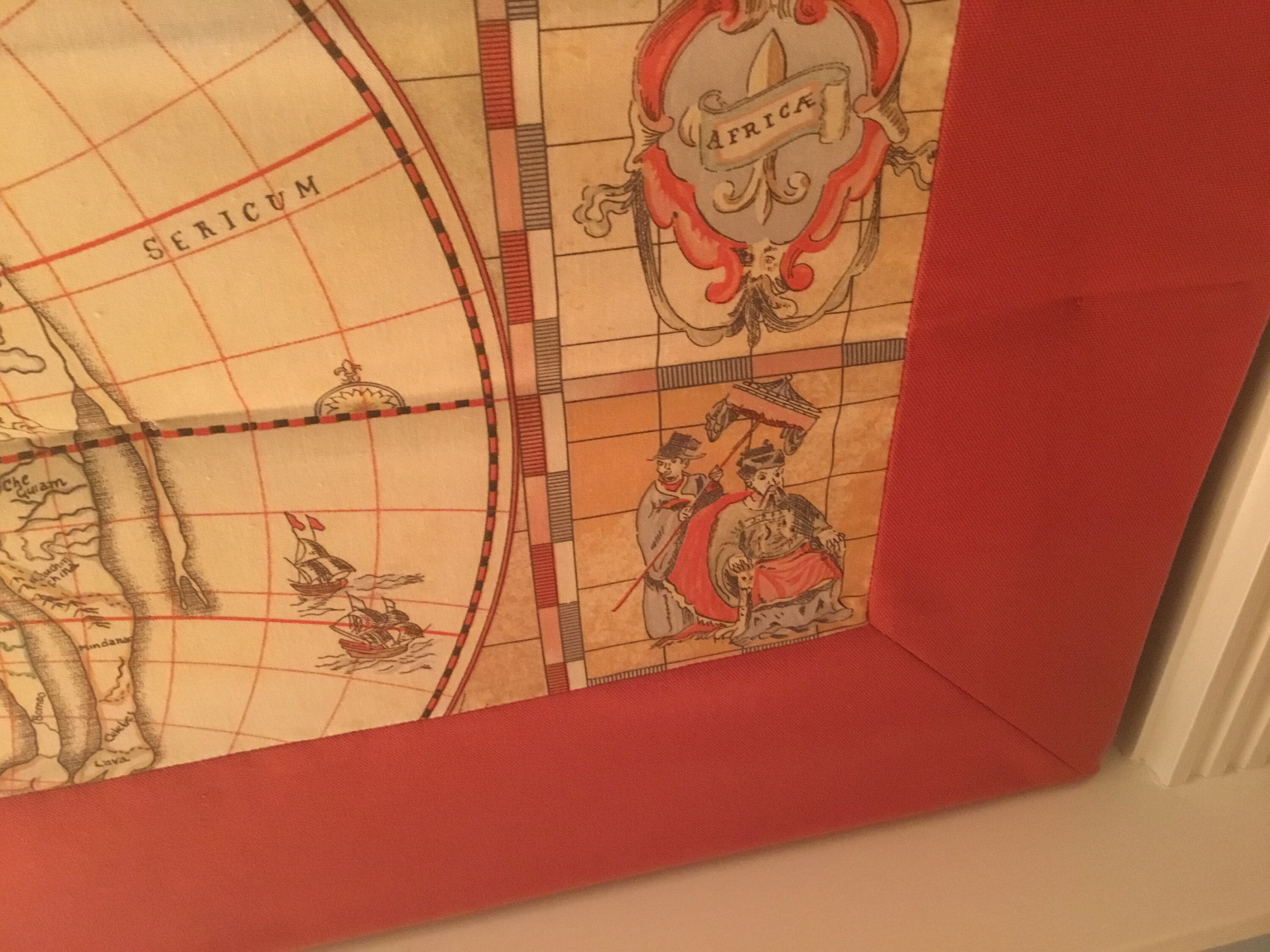 Designer Roman Shades: Vintage World Map With Ancient Animals - Etsy