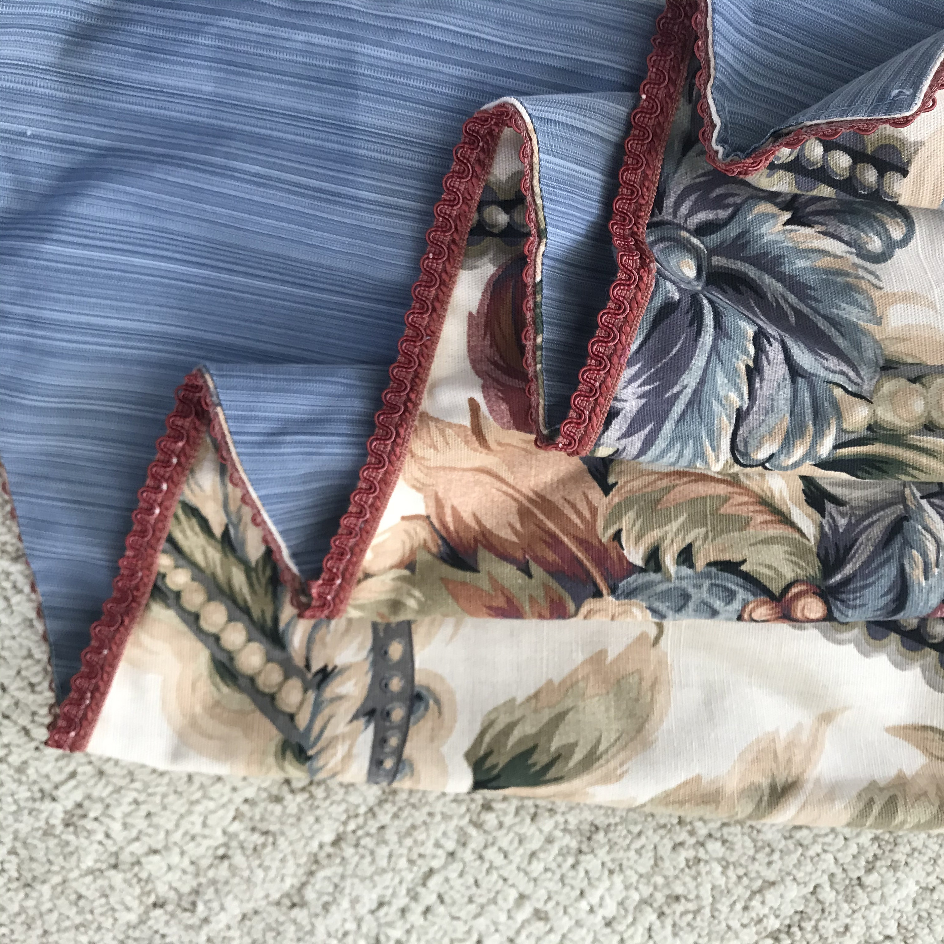 Custom Made Designer Jabot and Valance Swag Window Treatments - Etsy