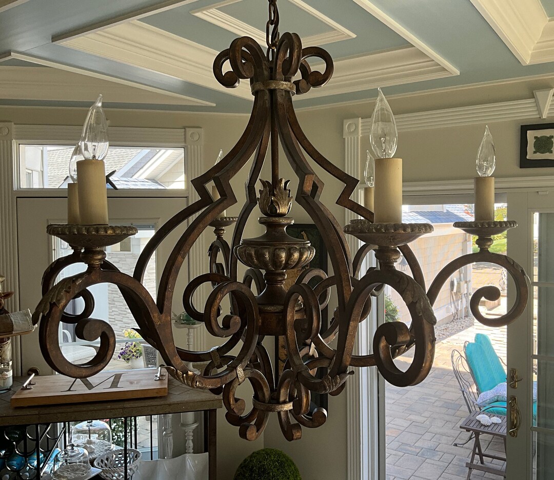 Fine Art Lamps Stile Bellagio 27 Inch 6 Light Chandelier - Etsy