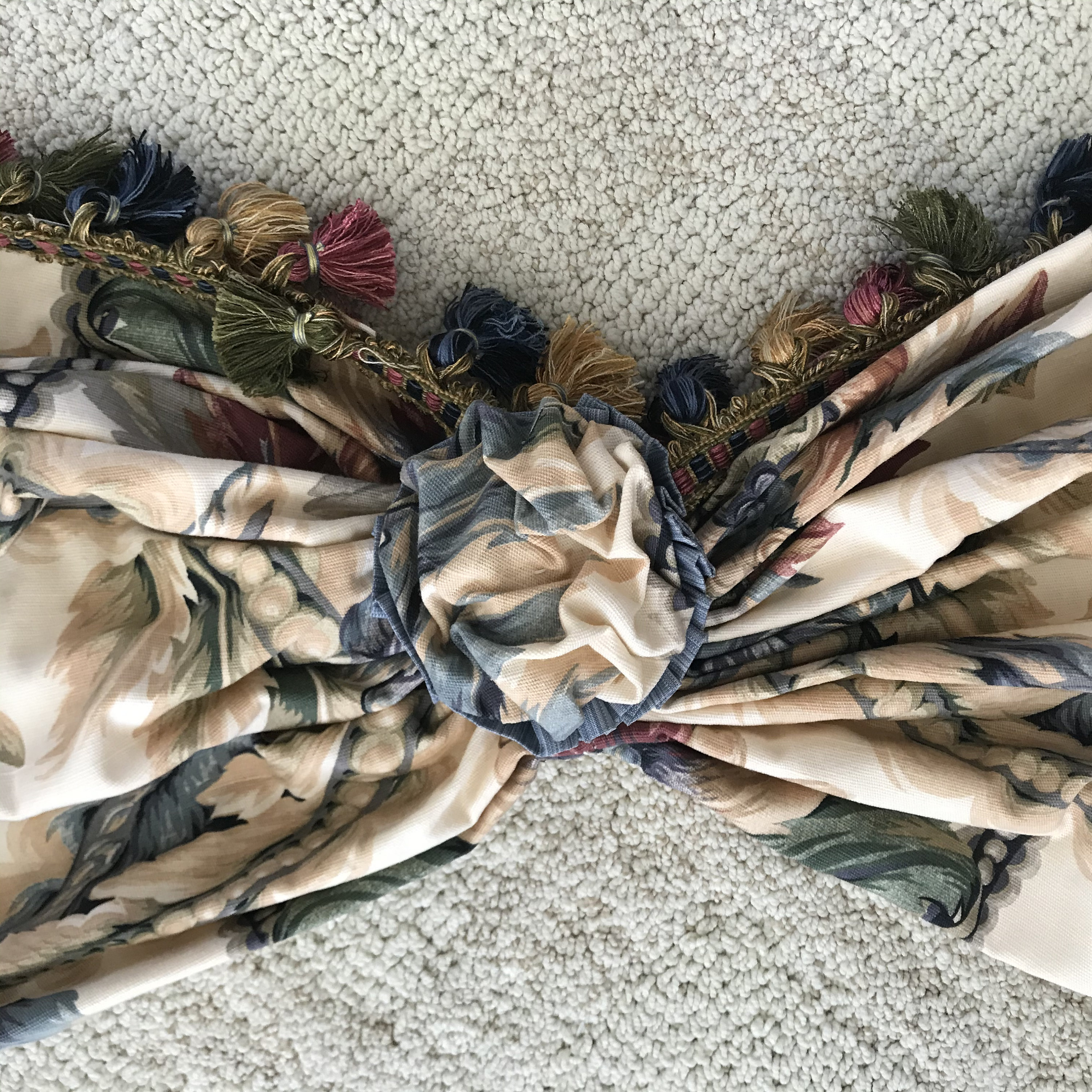 Custom Made Designer Jabot and Valance Swag Window Treatments - Etsy