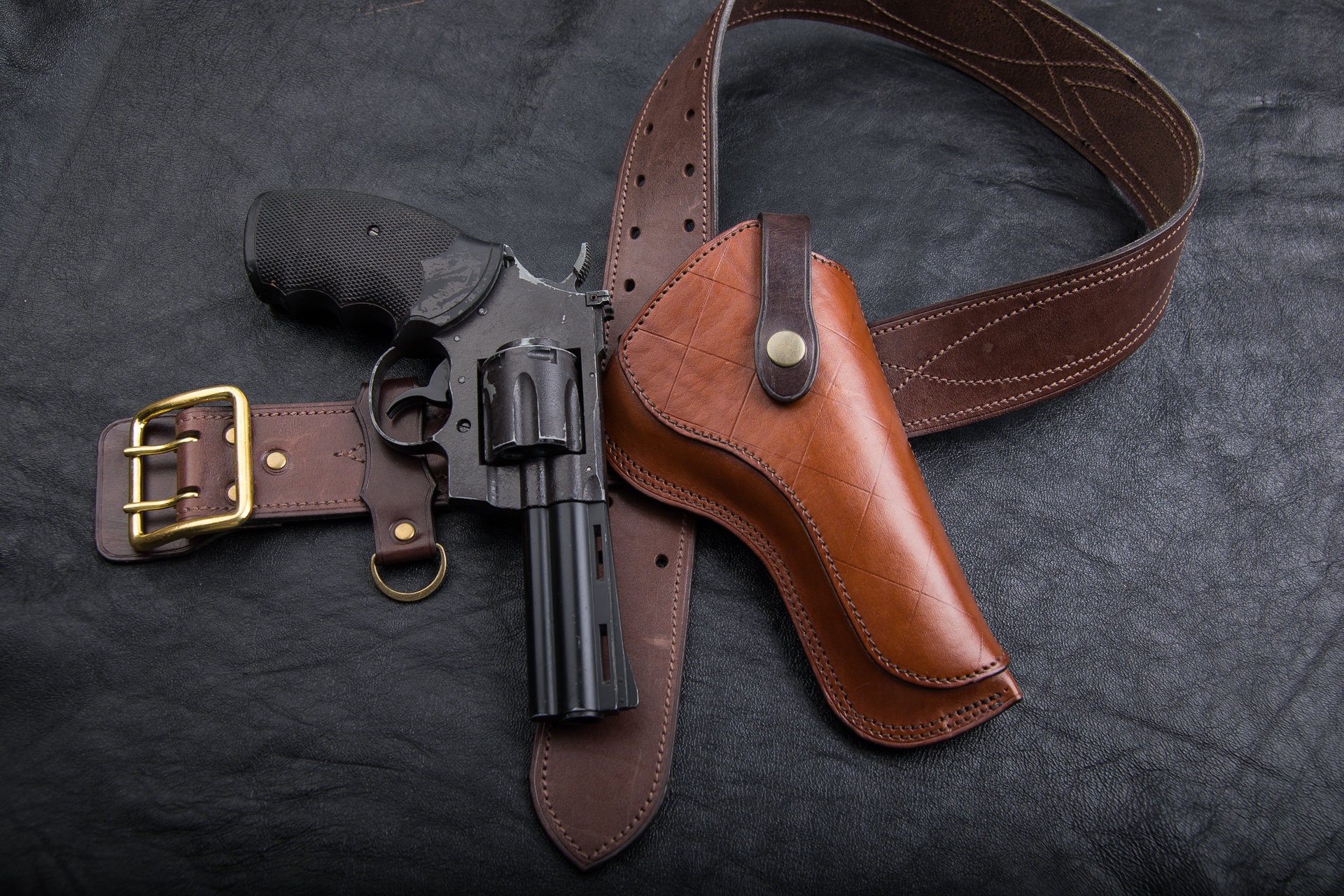 Colt Python OWB Holster Vintage Design Retro Style | Etsy