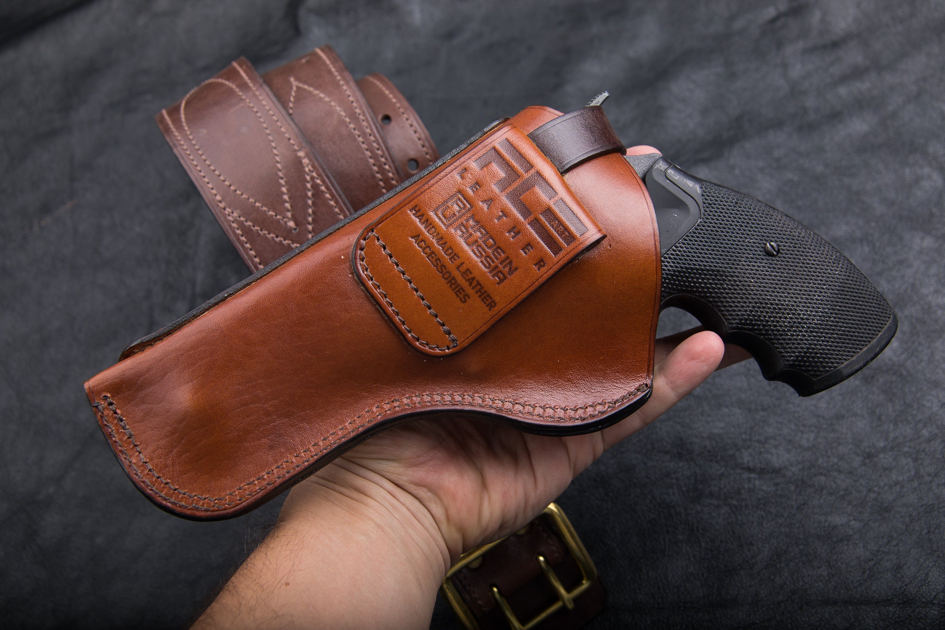 Colt Python OWB Holster Vintage Design Retro Style | Etsy