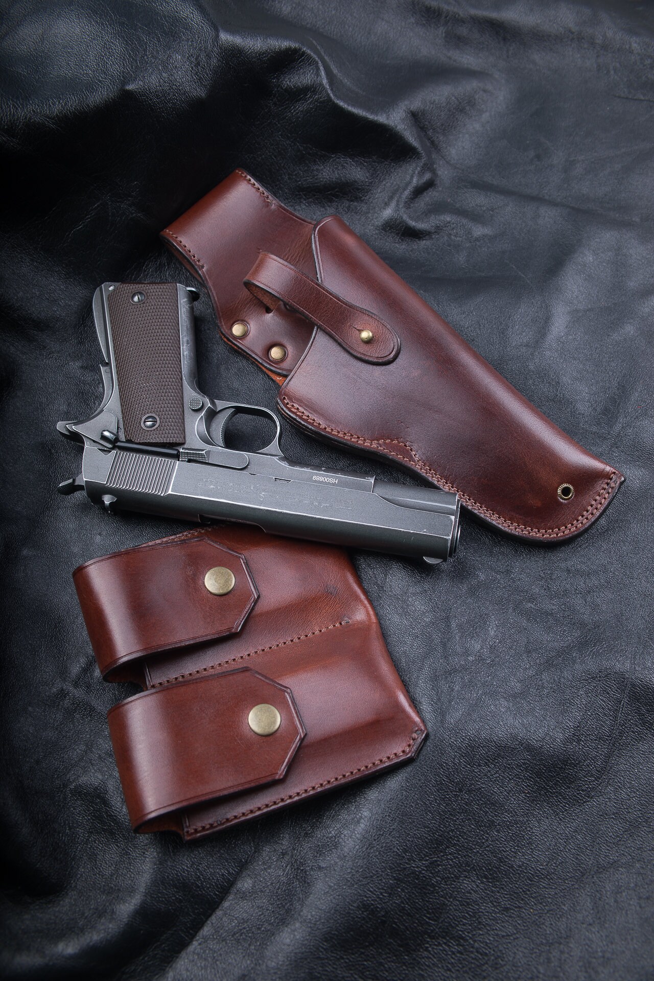 Best Colt 1911 Holster Handmade Leather Vintage | Etsy