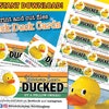 Youve Been Ducked Tags Printable PDF Download Duck Duck Tags 4x4 ...