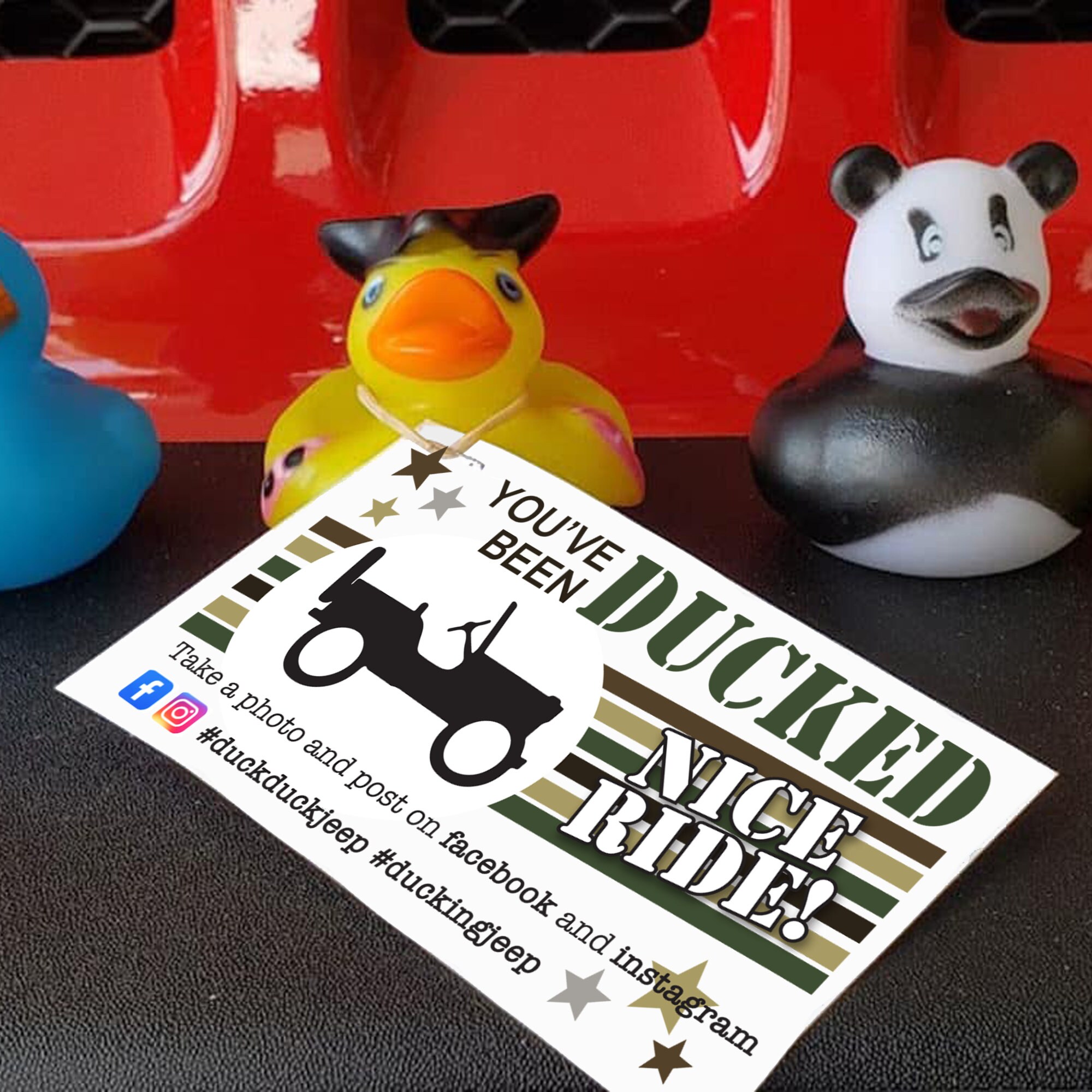 You’ve Been Ducked Tags - Printable PDF Download - Duck Duck Tags - 4x4 ...