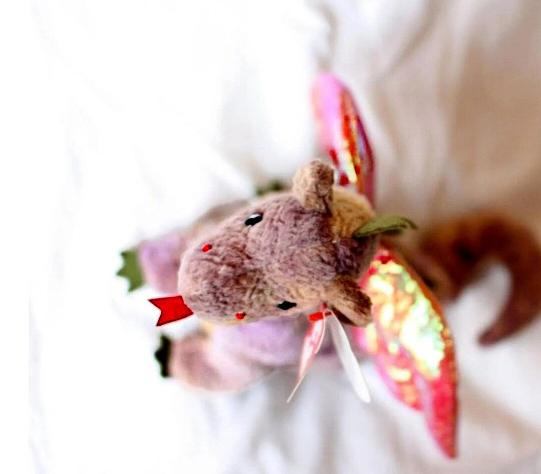 THE Rarest Beanie Baby Plushie Vintage Toy Stuffed Animal Dragon ...