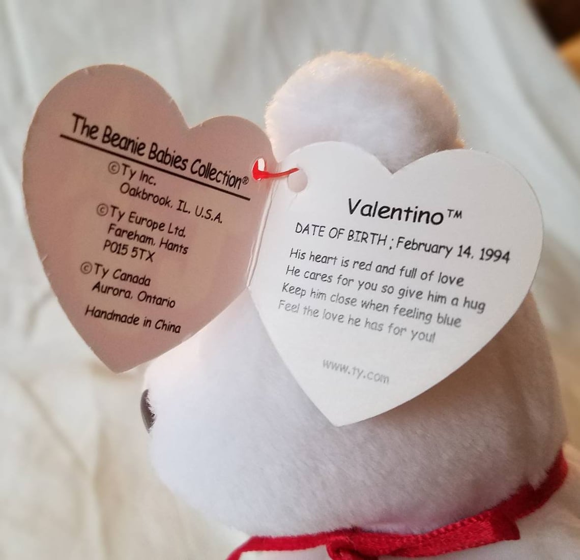 Valentino Beanie Baby Tag Errors Beanie Baby Valentino Ty Beanie Baby ...