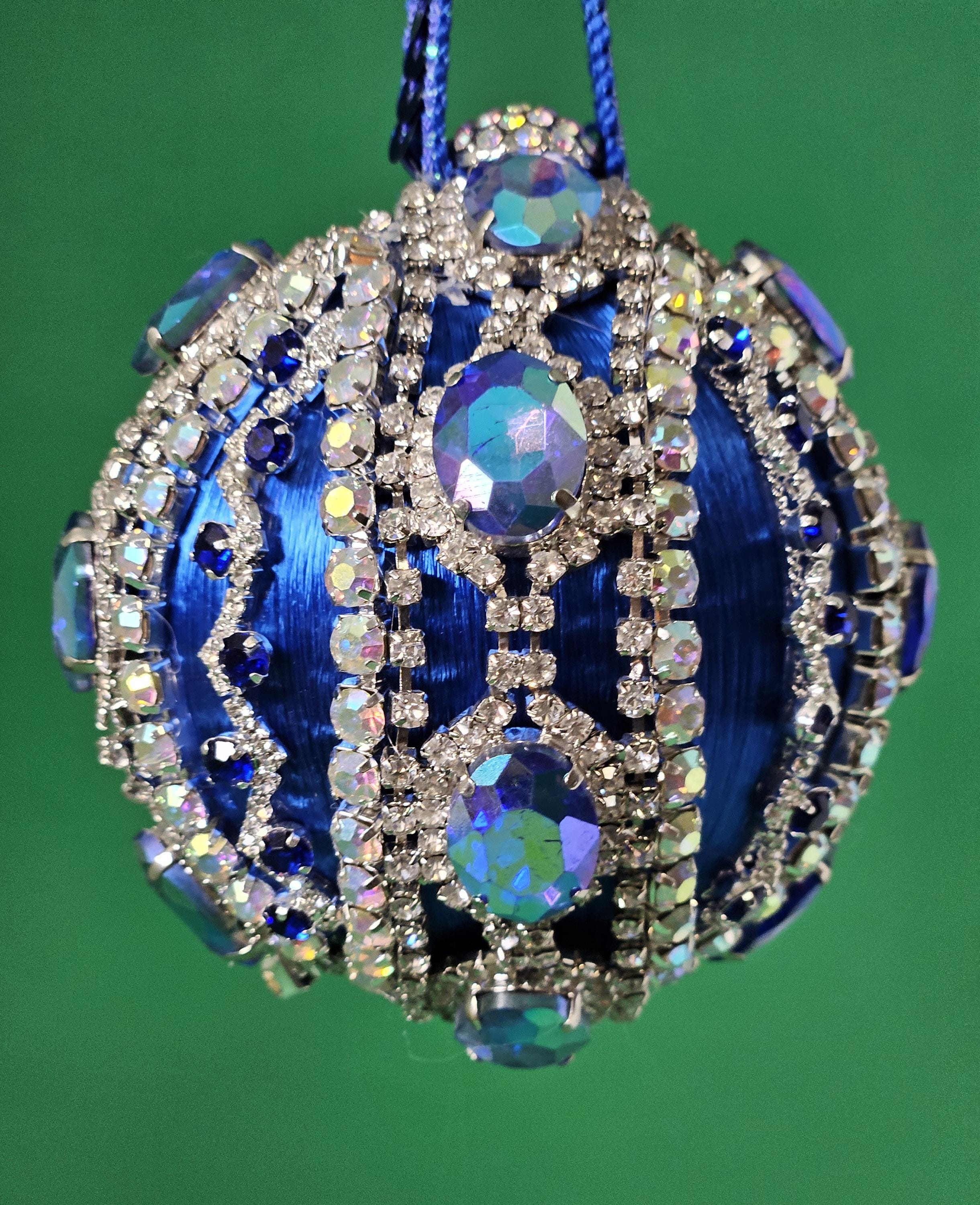 Large AB Sapphire Blue Jewels and Rhinestones Galore Ensure Plenty of ...