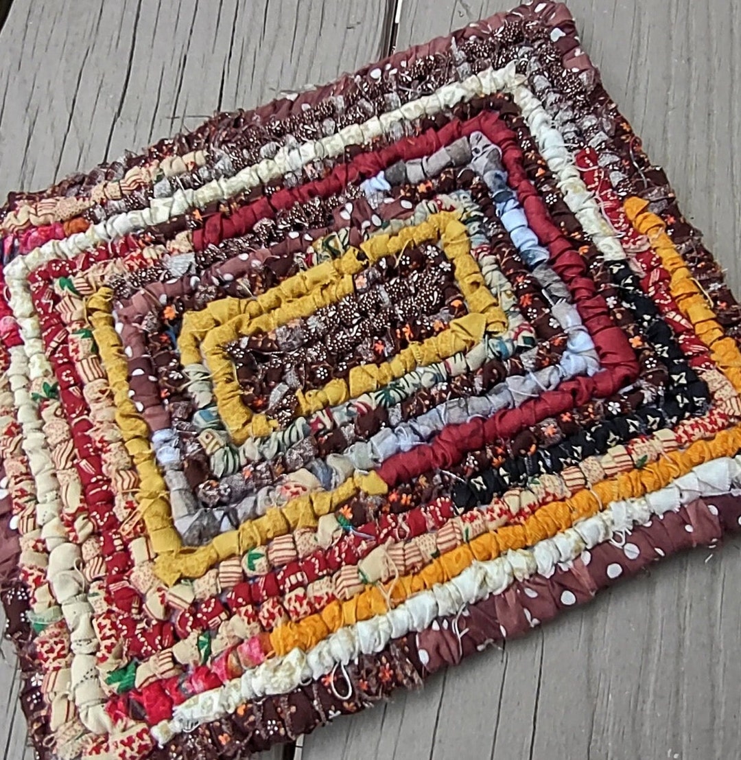 FALL DECOR, Trivet, Locker Hook Mat, BOHO Hot Pad, Thanksgiving ...