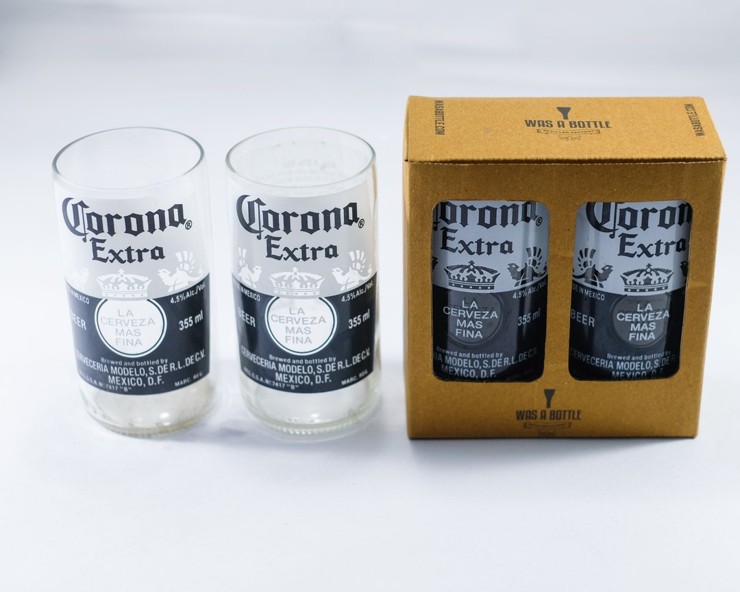 Gift Set Corona Beer Recycled Bottle Tumblers Set of 2 - Etsy