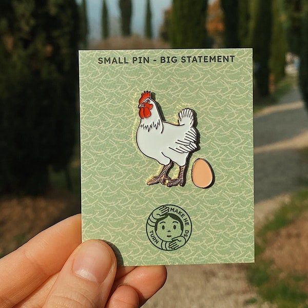 Chicken Pin - Etsy