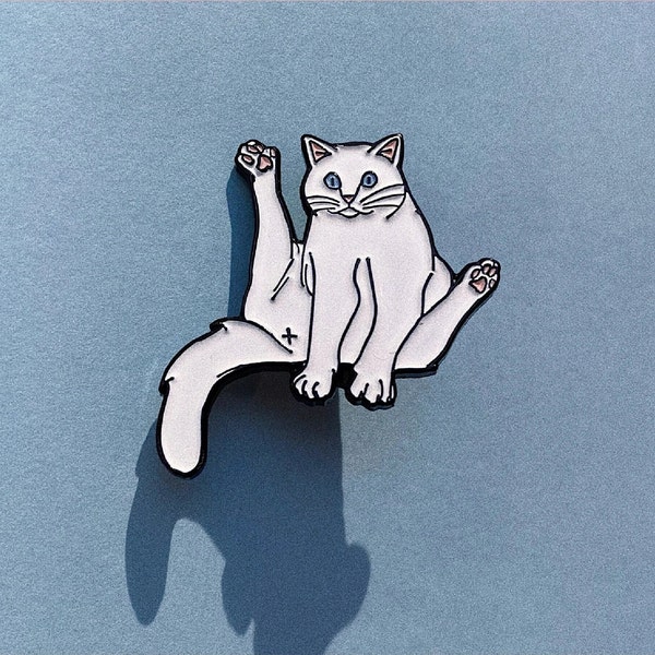Cat Pin - Etsy