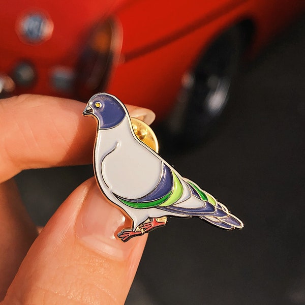 Pigeon Pin - Etsy