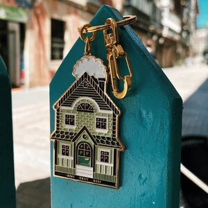 Enamel Keychain Home Sweet Home Key Ring Fun Keychain Bag Charm ...