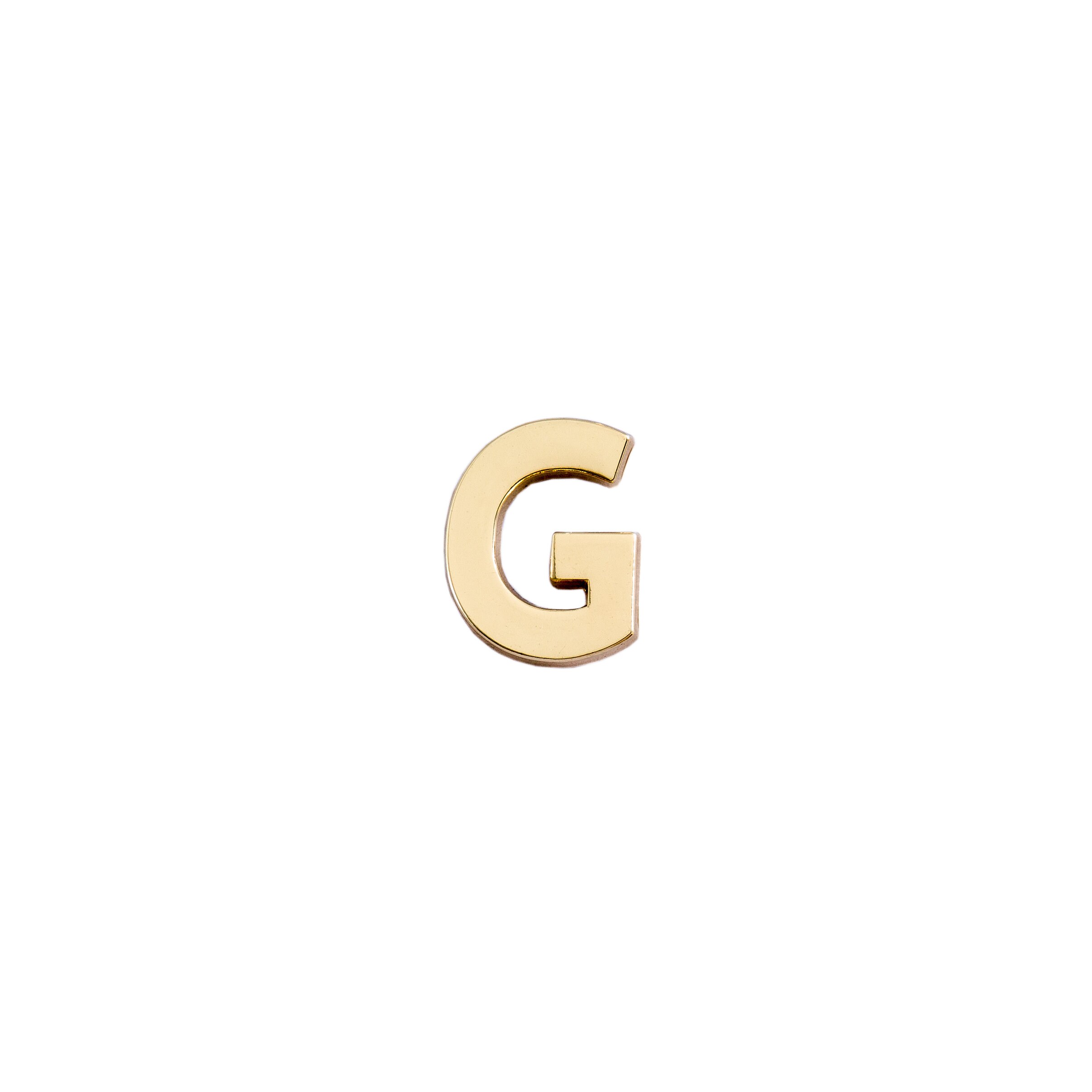 Golden Letter G Enamel Pin Alphabet Lapel Pin Gold Letter - Etsy