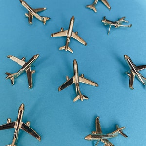 Golden Plane Enamel Pin Airplane Lapel Pin Travel Pin - Etsy