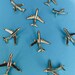 Golden Plane Enamel Pin Airplane Lapel Pin Travel Pin - Etsy