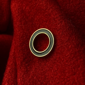 Letter O Enamel Pin - Letter O Lapel Pin - Initial Letter Patch ...