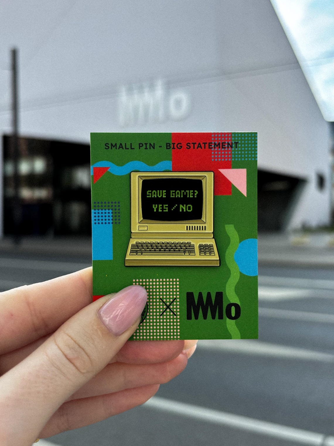 Old Computer Enamel Pin - Retro Game Brooch - Vintage PC Badge - Gaming ...