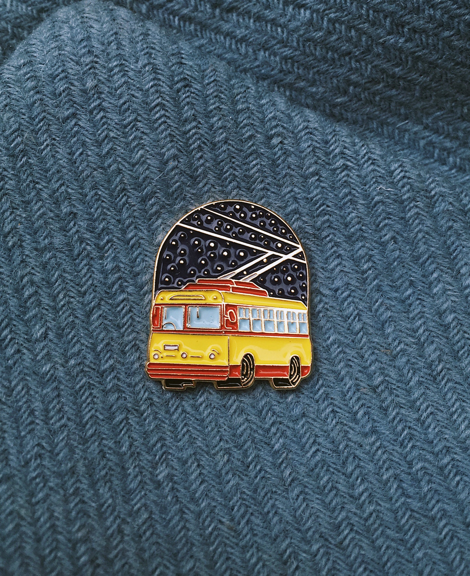 Trolleybus Enamel Pin Bus Lapel Pin Public Transport Pin - Etsy