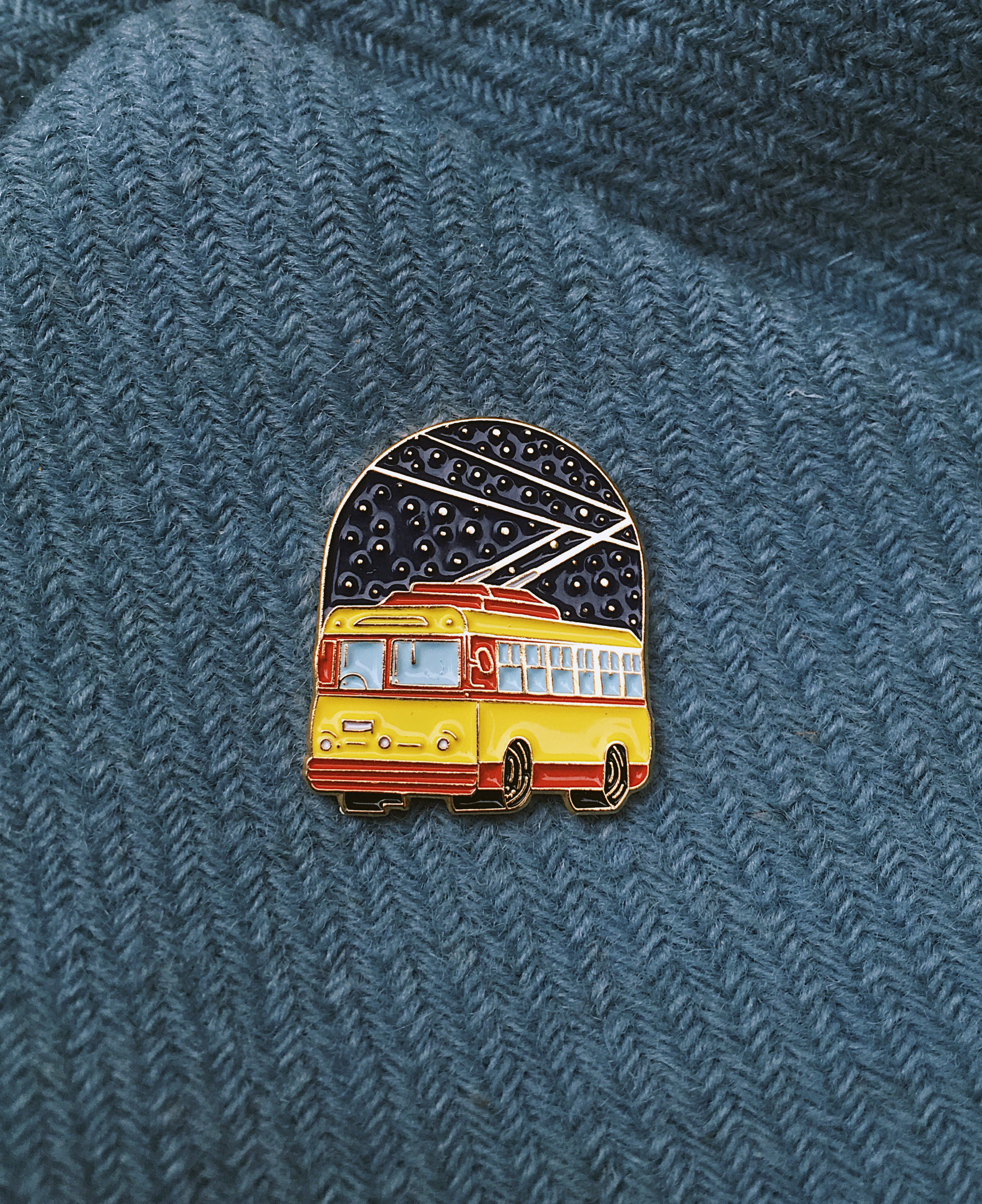 Trolleybus Enamel Pin Bus Lapel Pin Public Transport Pin - Etsy