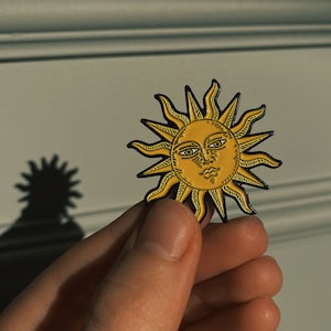 Sun Enamel Pin Unique Lapel Pin Sun Pin Badge Sunshine - Etsy
