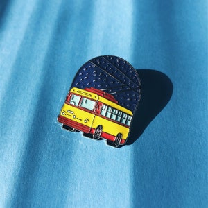 Trolleybus Enamel Pin - Bus Lapel Pin - Public Transport Pin - City Bus ...