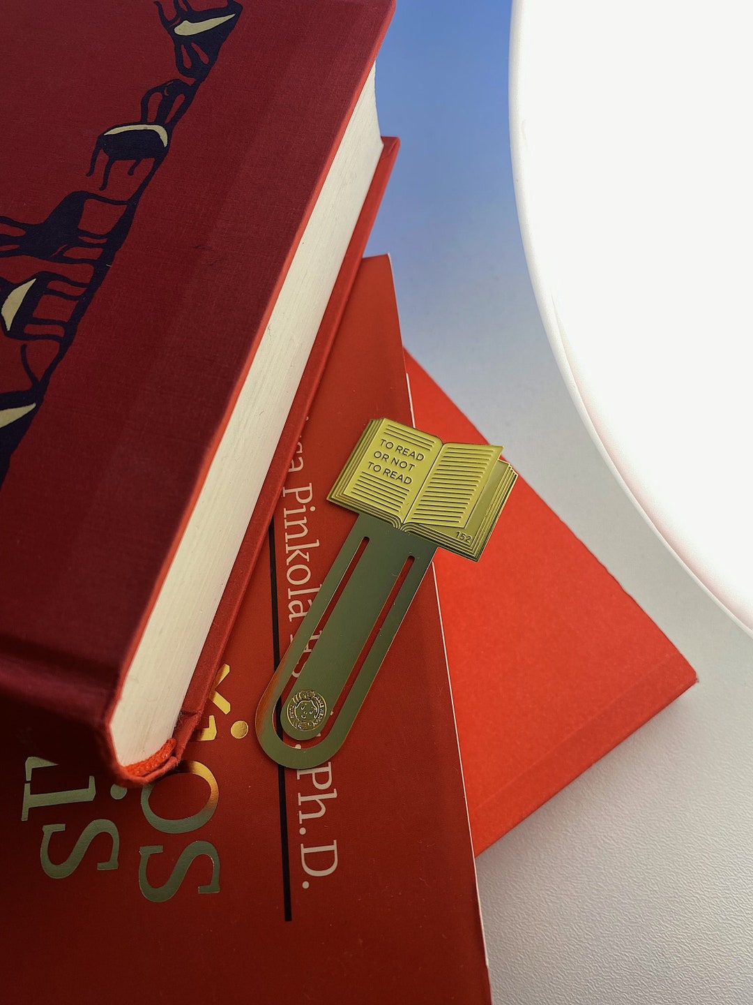 Enamel Bookmark to Read or Not to Read Cute Bookmark Book Accessory ...