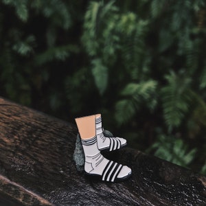 Socks and Slippers Enamel Pin - Gopnik Lapel Pin - Funny Pin - Eastern ...