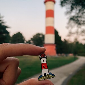 Lighthouse Enamel Pin - Sailor Lapel Pin - Lighthouse Pin Badge - Sea ...
