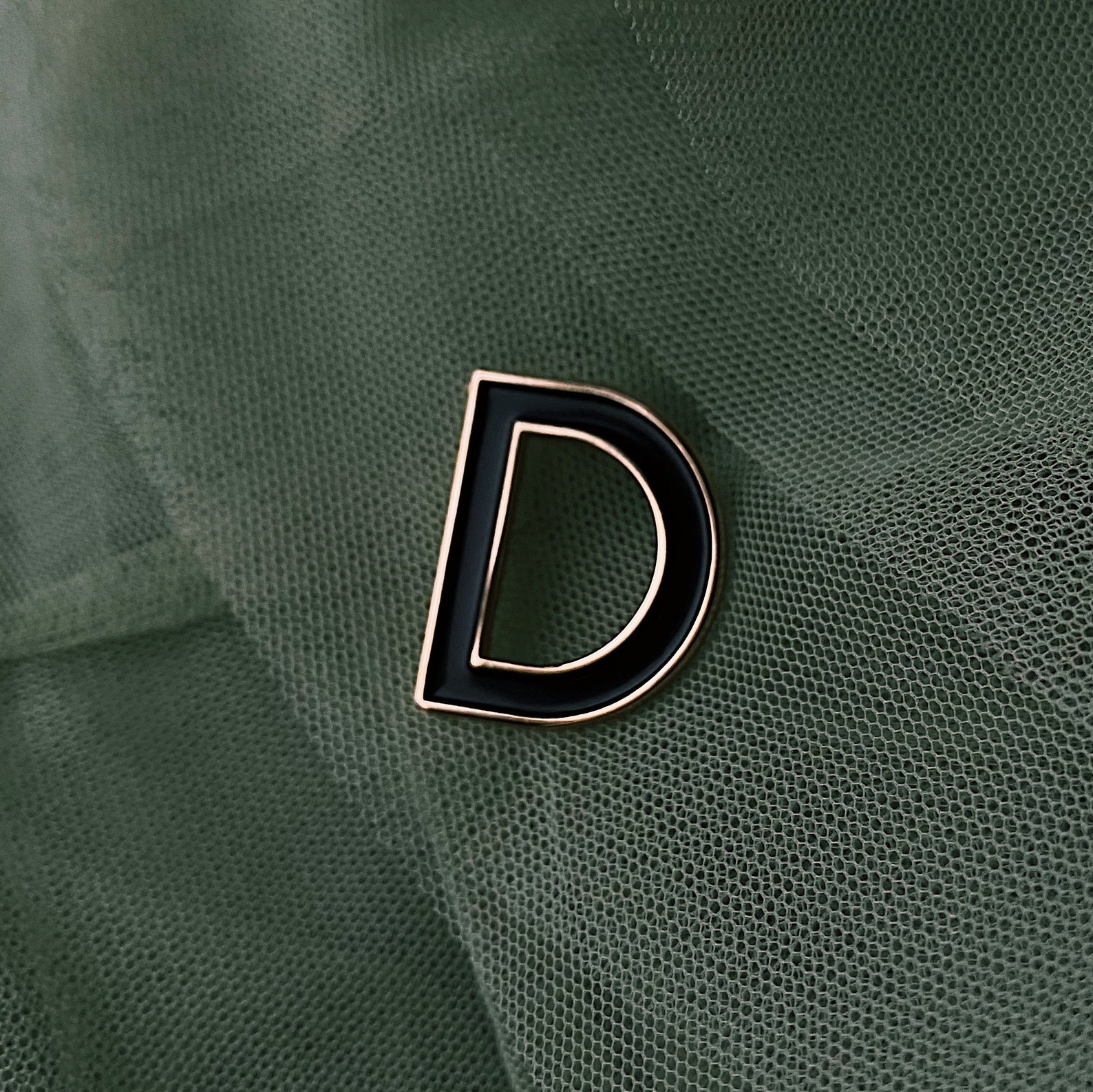 Letter D Pin Letter D Lapel Pin Initial Letter Patch - Etsy