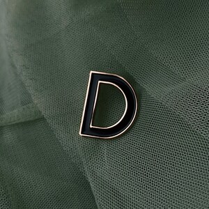 Letter D Pin - Letter D Lapel Pin - Initial Letter Patch - Alphabet ...