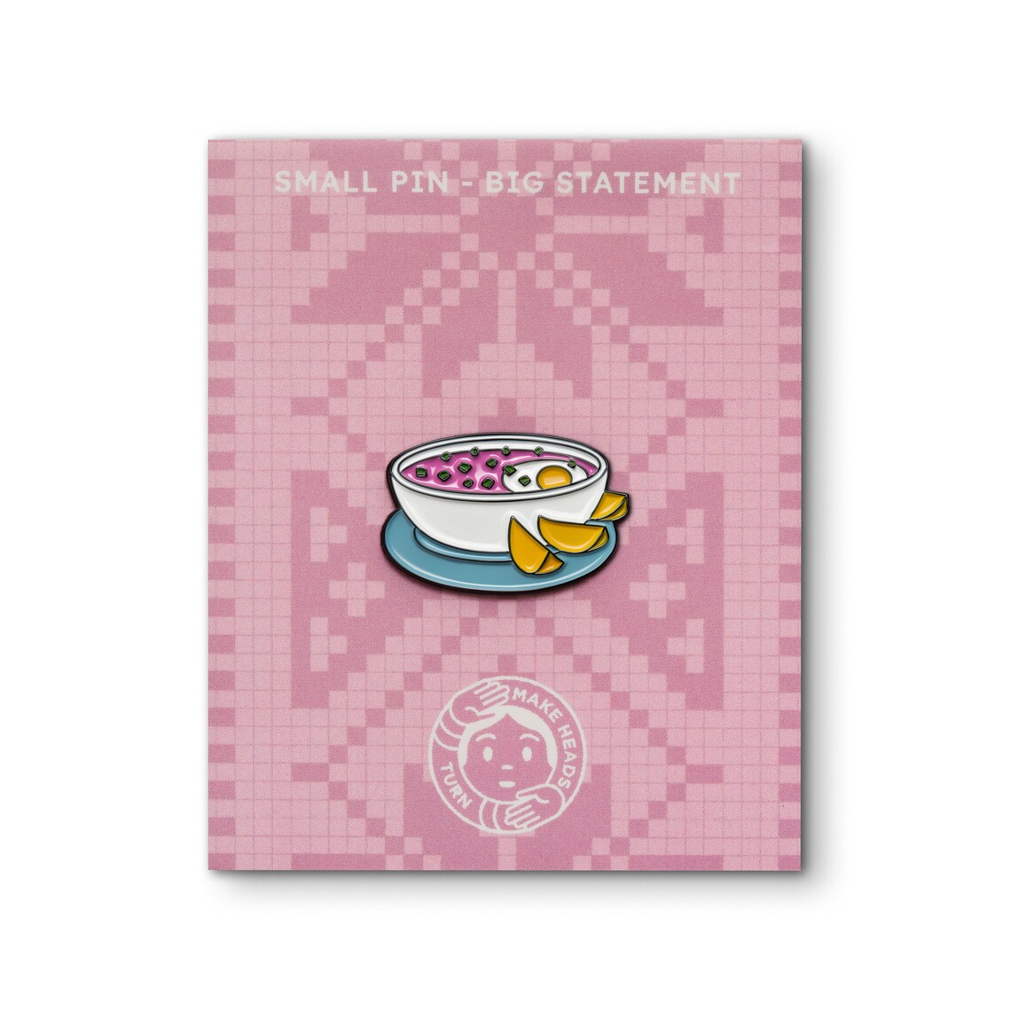 Pink Cold Soup Pin - Lithuania Enamel Pin - Iconic Lithuanian Food ...