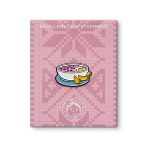 Pink Cold Soup Pin - Lithuania Enamel Pin - Iconic Lithuanian Food ...