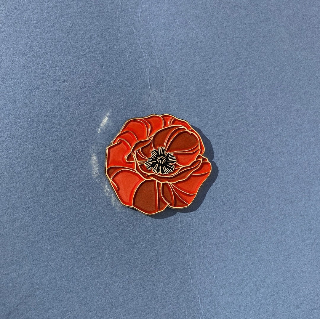 Poppy Enamel Pin Red Poppy Lapel Pin Nature Pin Poppy Flower Flower ... Poppy Enamel Pin Red Poppy Lapel Pin Nature Pin Poppy Flower Flower ...