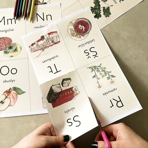 Printable Lithuanian Language Learning Cards - Digital Download ...