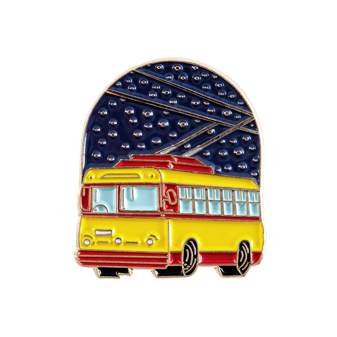 Trolleybus Enamel Pin Bus Lapel Pin Public Transport Pin - Etsy