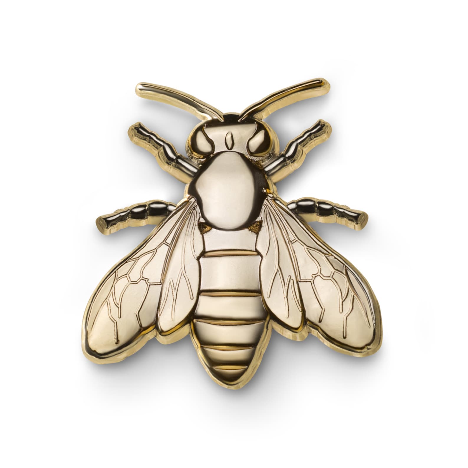 Golden Bee Enamel Pin Bee Zinc Pin Bee Button Honey Bee - Etsy
