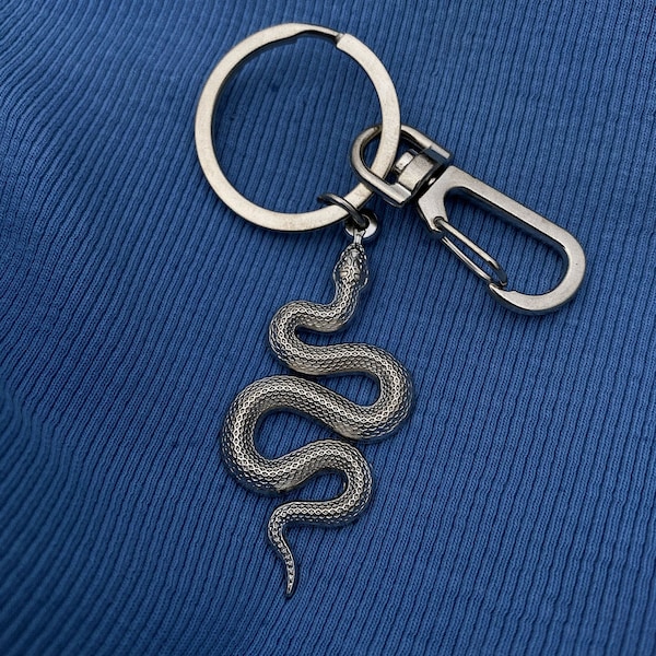 Snake Keychain - Etsy