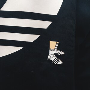 Socks and Slippers Enamel Pin - Gopnik Lapel Pin - Funny Pin - Eastern ...