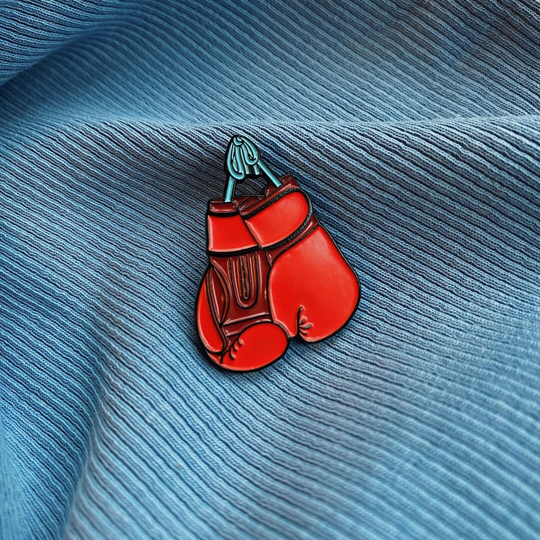 Boxing Gloves Enamel Pin Boxing Pin Sport Lover Badge Cool Pin Gift - Etsy