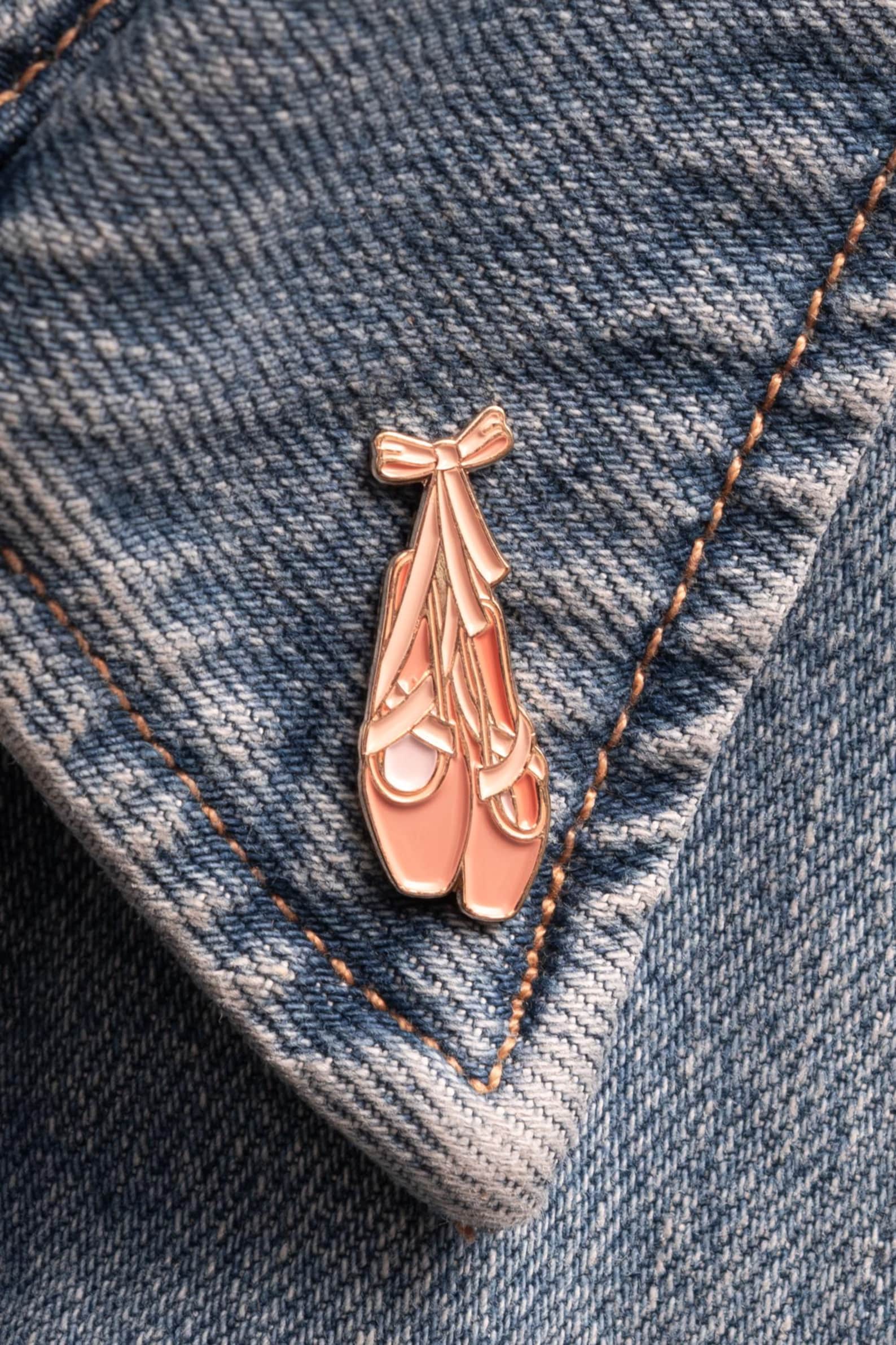Pointe Shoes Enamel Pin - Ballet Slippers Brooch - Classical Dance ...