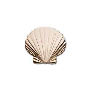 Golden Seashell Enamel Pin Sea Lapel Pin Seashell Pin Ocean Lovers Pin ...