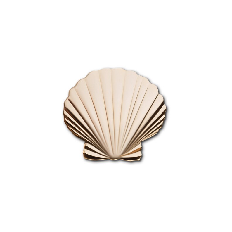 Golden Seashell Enamel Pin Sea Lapel Pin Seashell Pin - Etsy