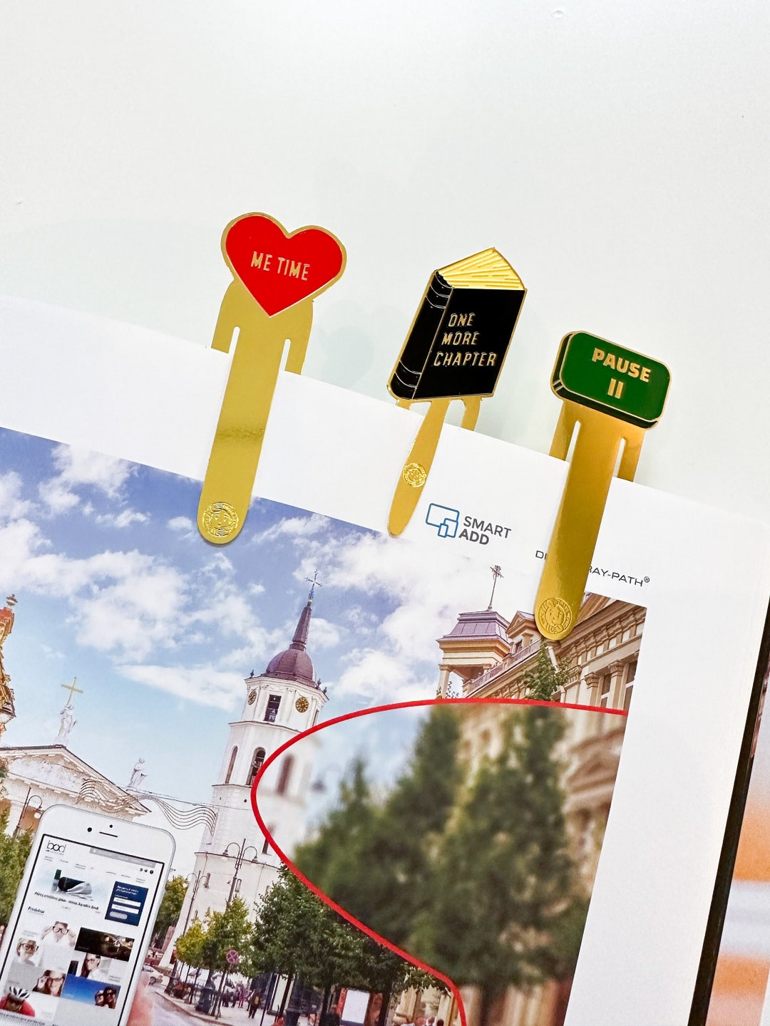 Bookmark Set Enamel Bookmarks Best Seller Set Me Time Just One More ...