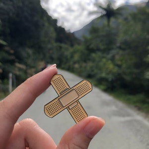 Plaster Enamel Pin Medicine Pin Plaster Lapel Pin - Etsy