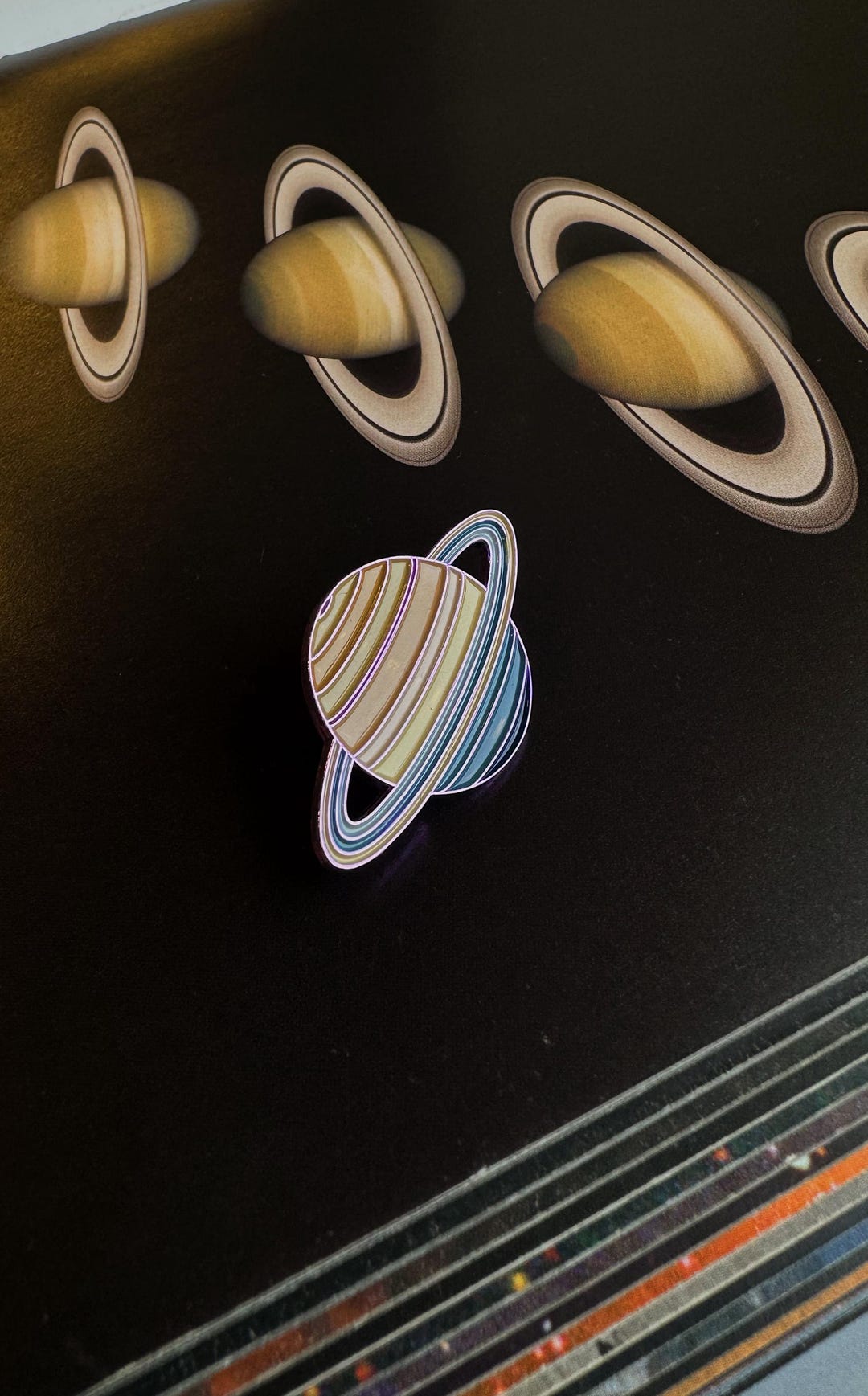 Planet Enamel Pin - Saturn Lapel Pin - Astronomy Lovers Gift - Cute ...