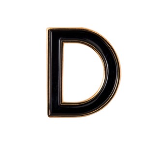 Letter D Pin - Letter D Lapel Pin - Initial Letter Patch - Alphabet ...