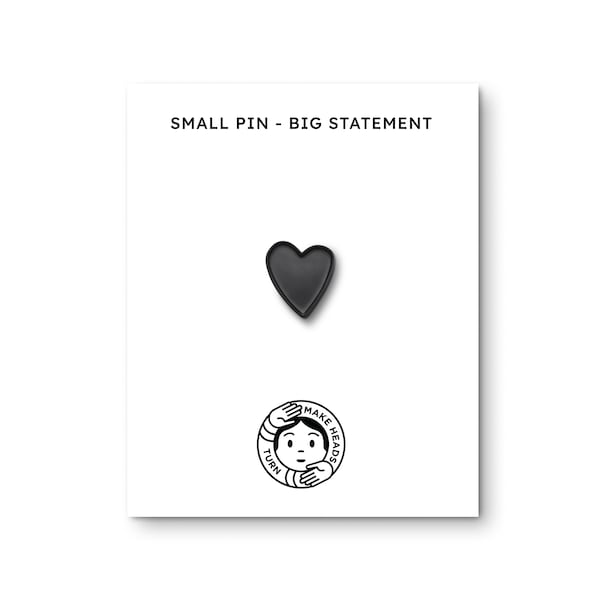 Heart Pin - Etsy